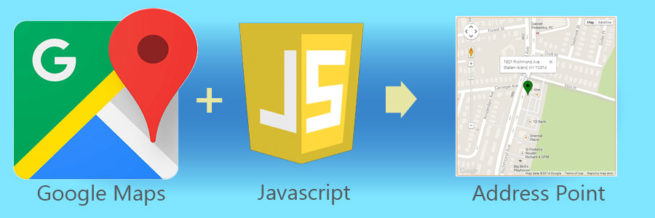 Using Google maps display address locations